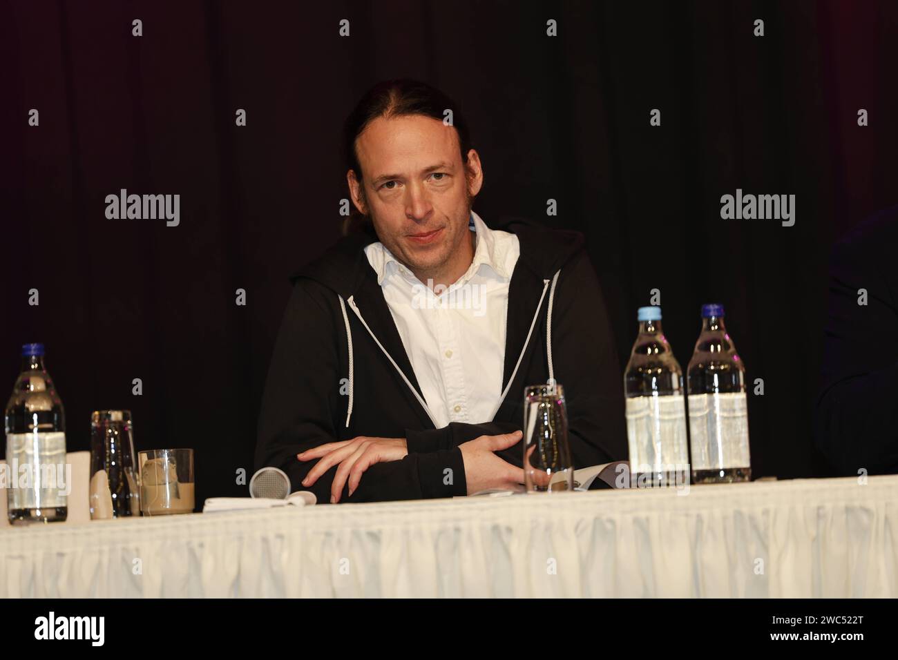 Pascal Meiser LINKE Jahresauftakt 2024, am 13.01.2024 in Berlin ...