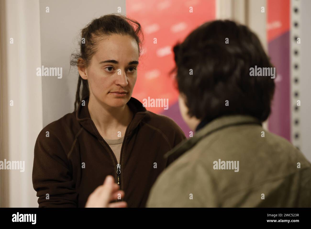 Carola Rackete LINKE Jahresauftakt 2024, am 13.01.2024 in Berlin ...