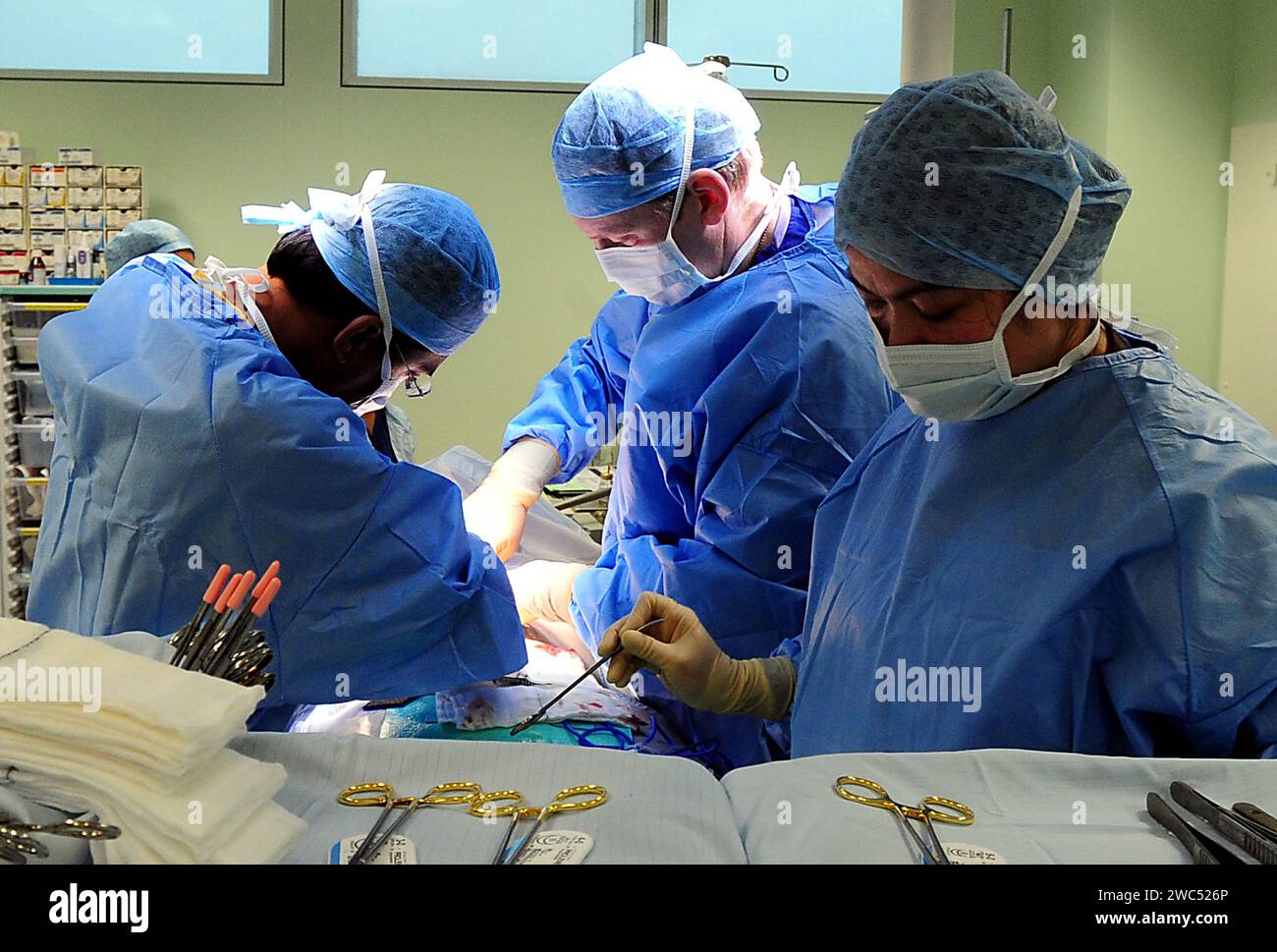 File photo dated 07/04/11 of an operation taking place at Queen ...