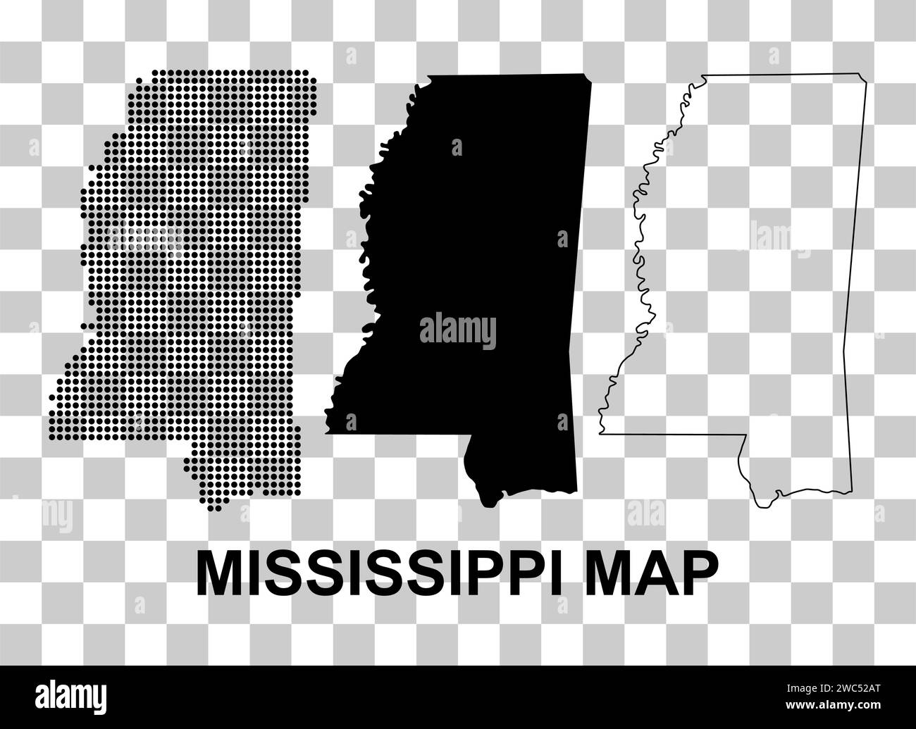 Jackson county map vector vectors hi-res stock photography and images ...