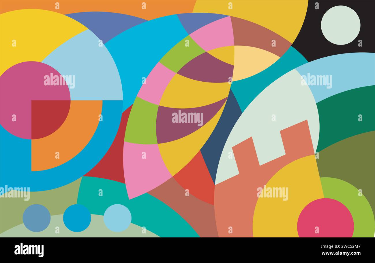 colorful abstract art Stock Vector Image & Art - Alamy