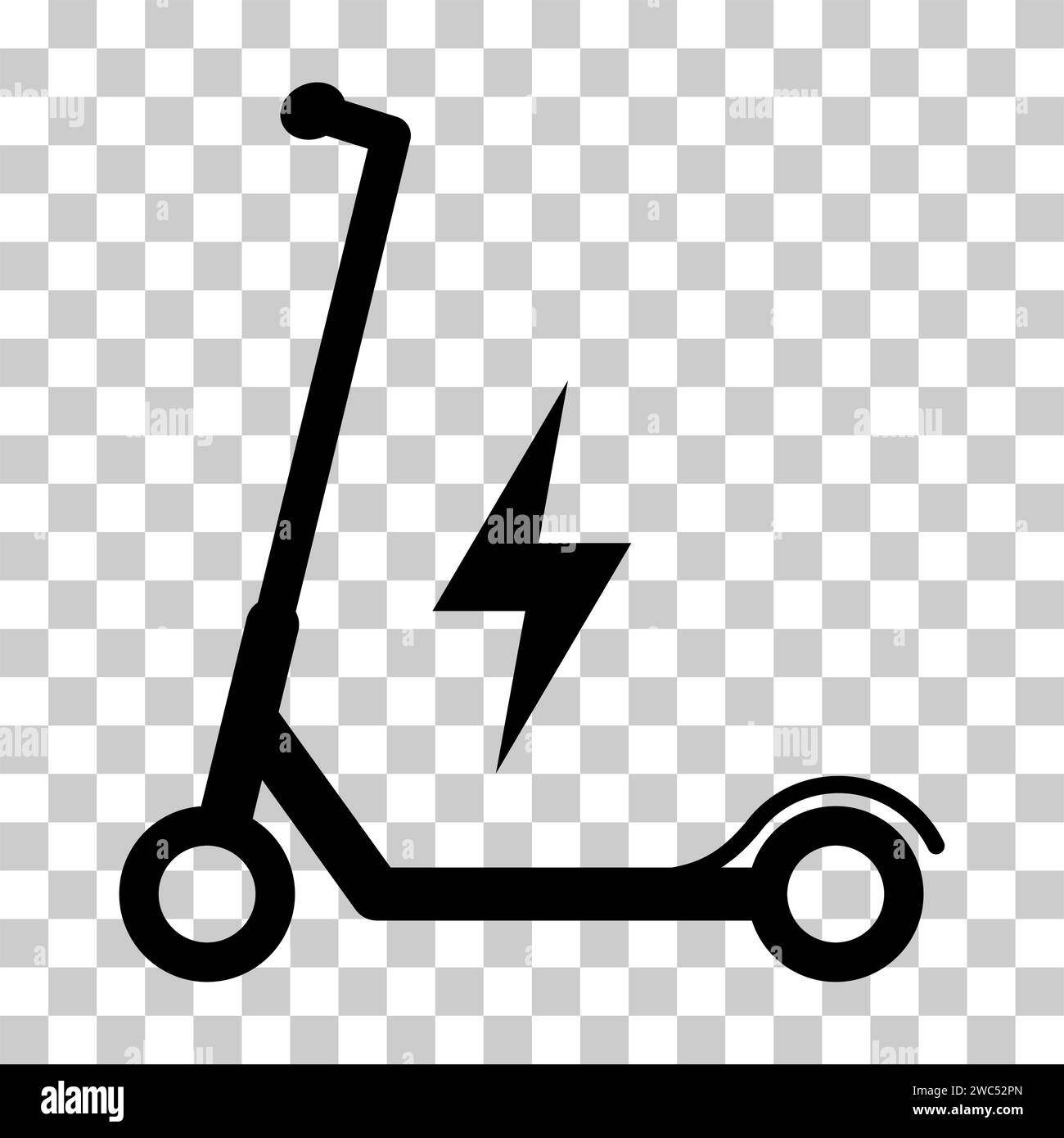 Electric scooter icon, urban flat eco friendly transport, vehicle vector illustration Stock ...