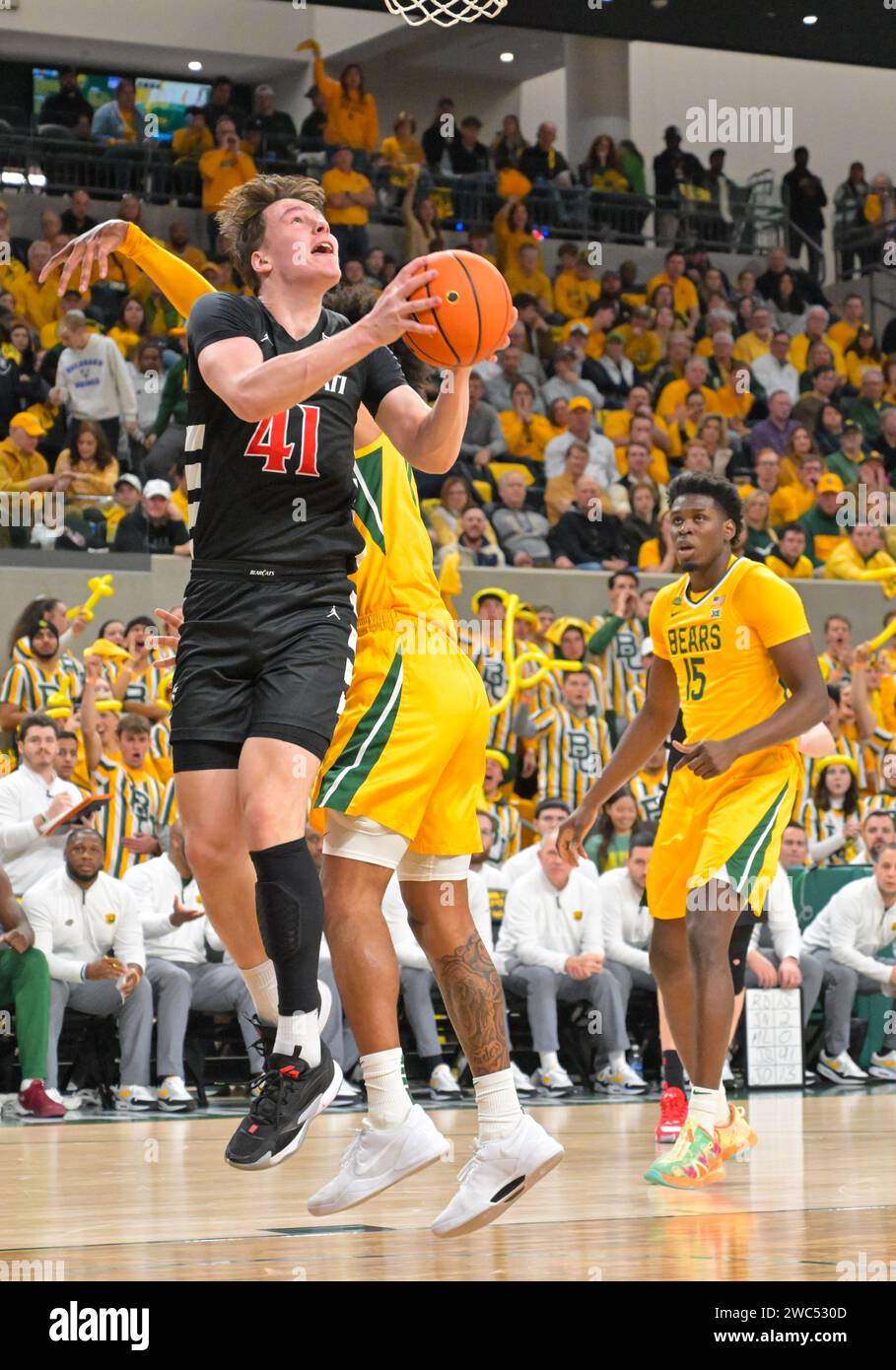 Waco, Texas, USA. 13th Jan, 2024. Cincinnati Bearcats guard Simas ...