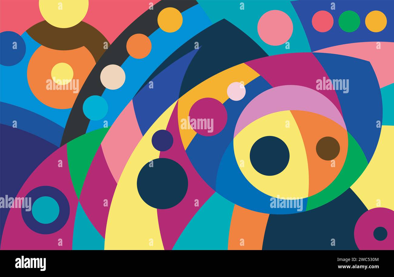 colorful abstract art Stock Vector Image & Art - Alamy
