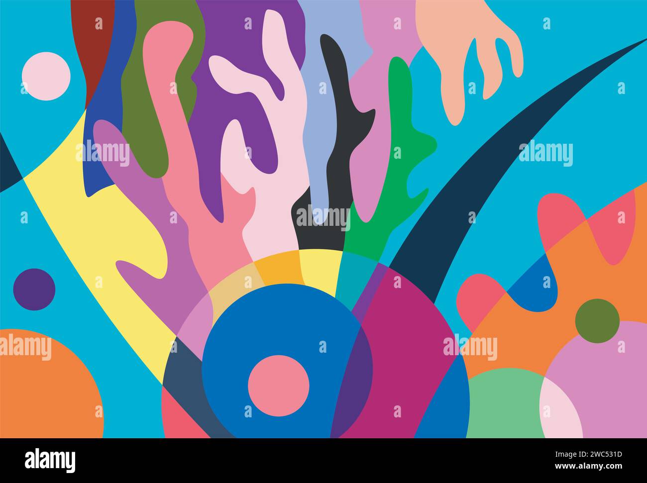 colorful abstract art Stock Vector Image & Art - Alamy