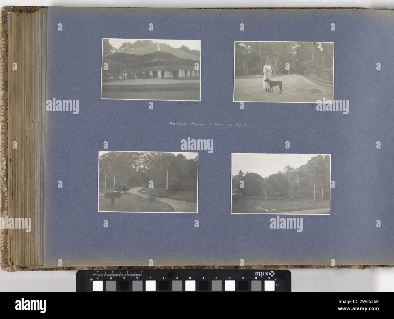 Garden path and lawns in Namoe-Trassi on Sumatra, Anonymous, c. 1900 ...