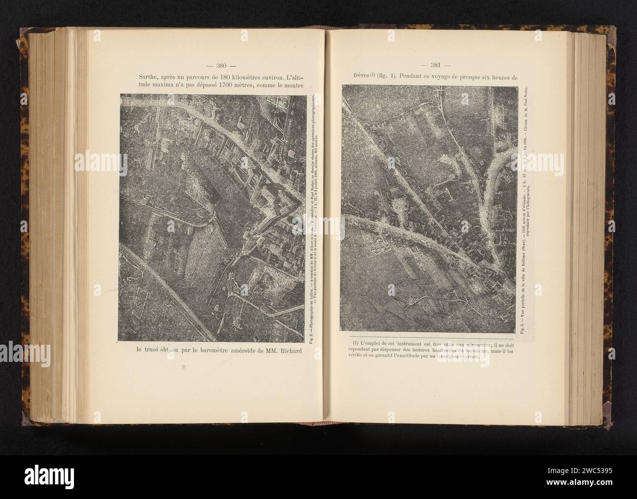 Aerial photo of Sèvres and the road to Versailles, Paul Nadar, 1886 ...