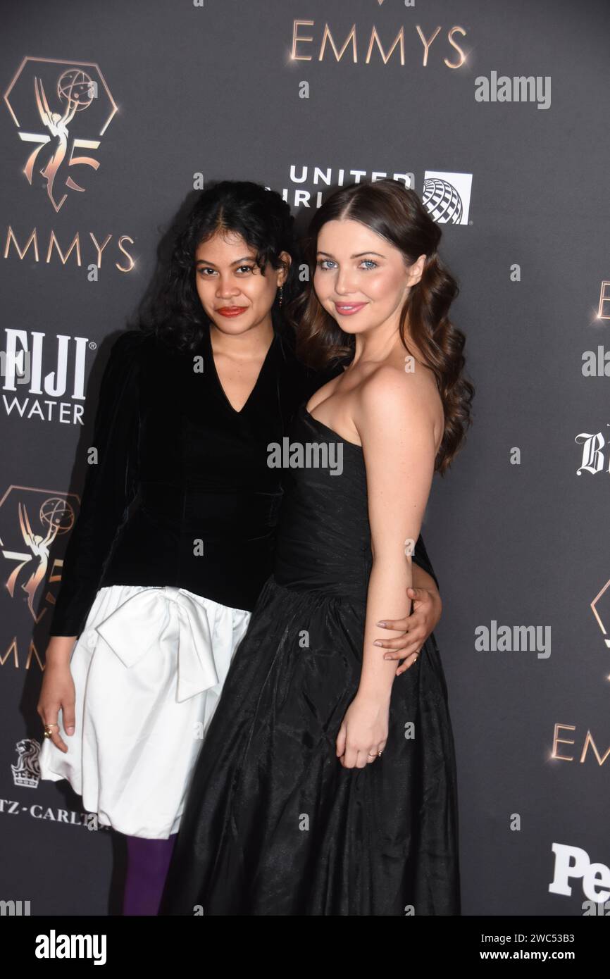 Los Angeles, California, USA 13th January 2024 (L-R) Nuha Yes Izman and Actress Samantha ...