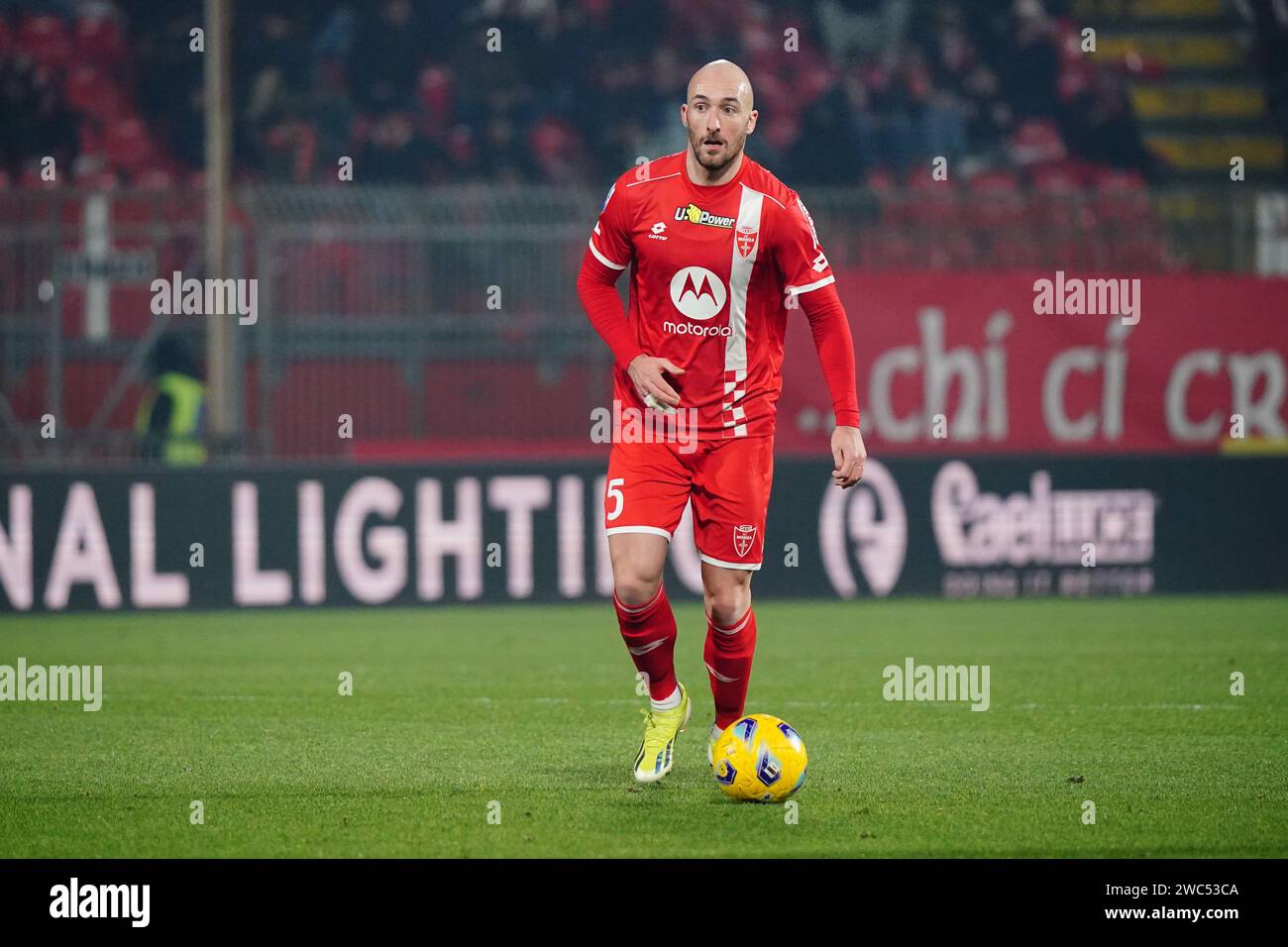 Luca Caldirola (AC Monza) during the Italian championship Serie A ...