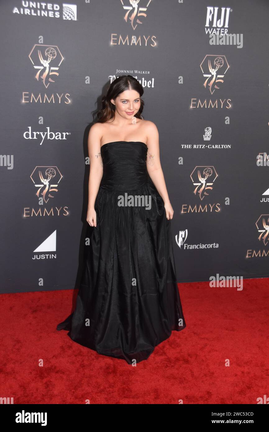 Los Angeles, California, USA 13th January 2024 Actress Samantha Hanratty attends 75th Primetime ...