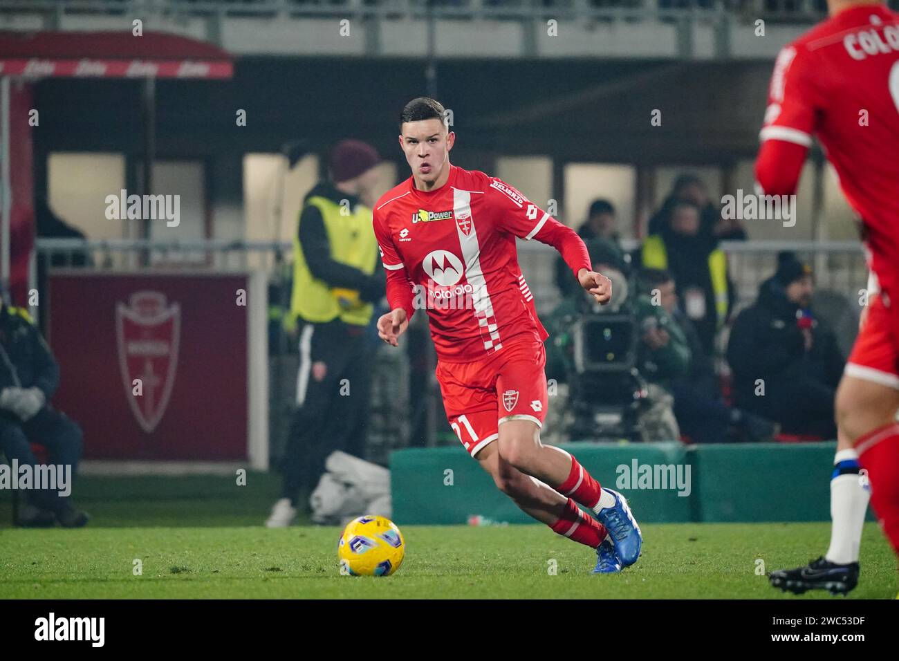 Valentin Carboni (AC Monza) during the Italian championship Serie A ...
