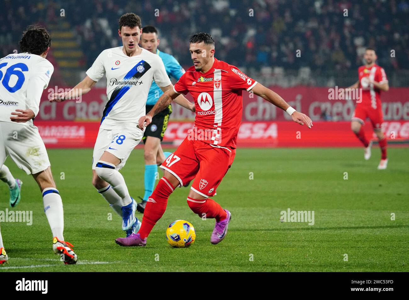 Monza, Italie. 13th Jan, 2024. Dany Mota (AC Monza) during the Italian ...