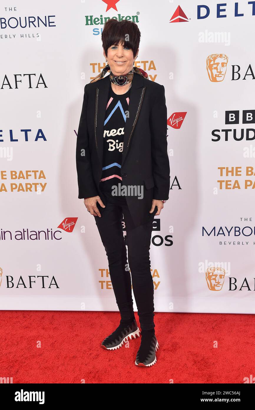 Beverly Hills, USA. 13th Jan, 2024. Diane Warren arriving at the 2024 ...