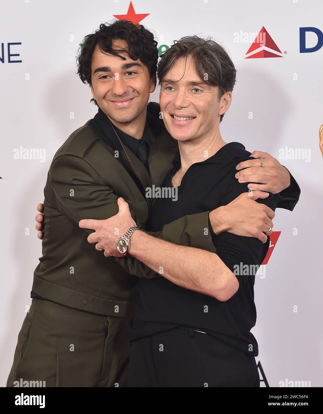 Beverly Hills, USA. 13th Jan, 2024. Alex Wolff and Cillian Murphy ...