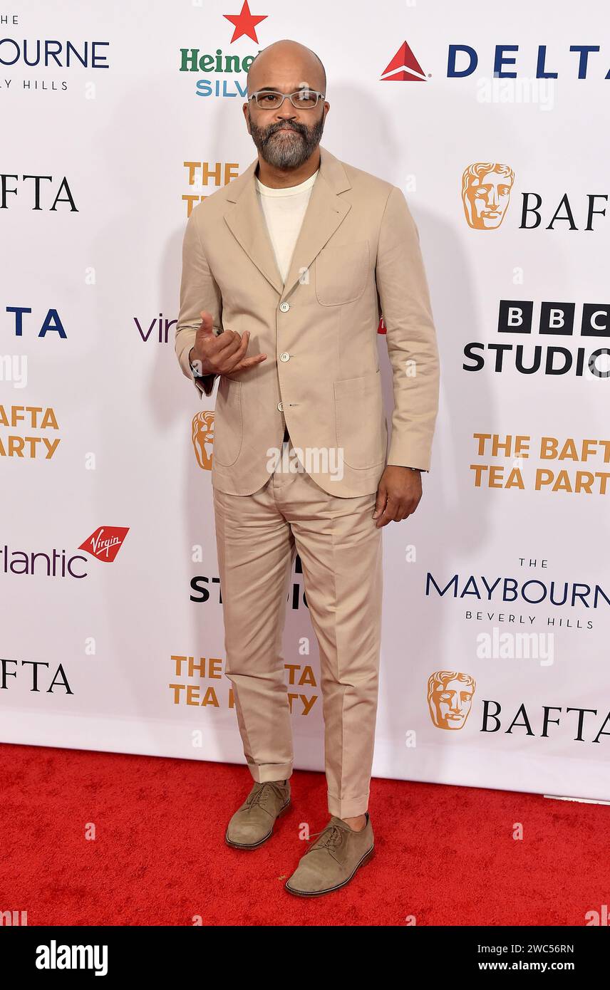 Beverly Hills, USA. 13th Jan, 2024. Jeffrey Wright arriving at the 2024 ...
