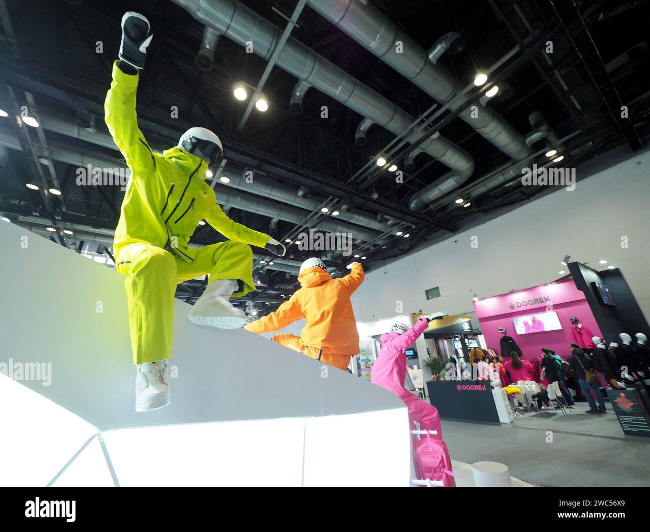 BEIJING, CHINA - JANUARY 14, 2024 - Visitors visit the "ISPO Beijing ...
