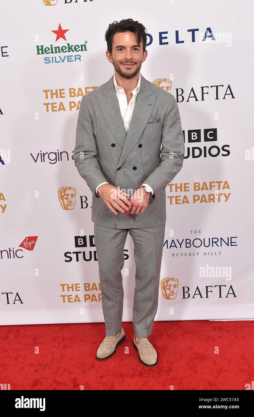 Beverly Hills, USA. 13th Jan, 2024. Jonathan Bailey arriving at the ...