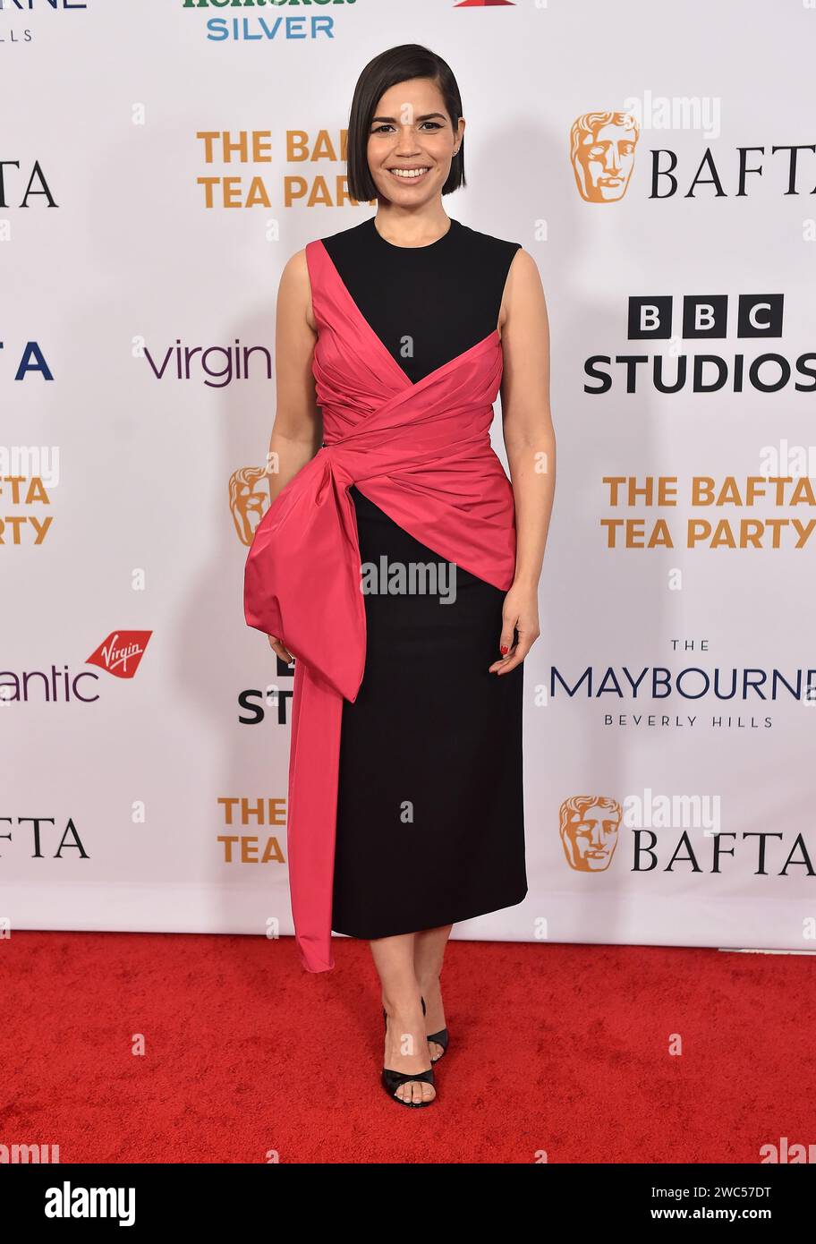 Beverly Hills, USA. 13th Jan, 2024. America Ferrera arriving at the ...