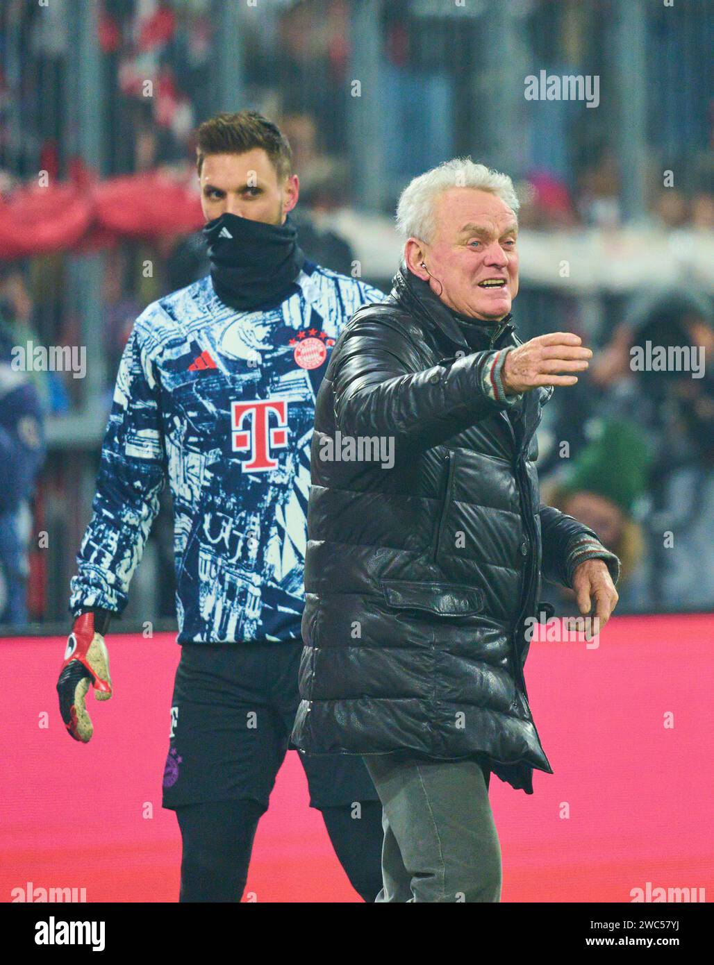 Former FCB and DFB goalkeeper Sepp Maier with Manuel NEUER, goalkeeper ...
