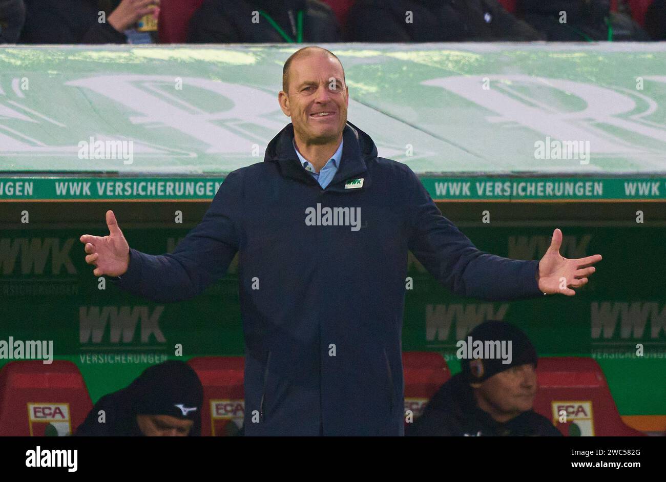 Jess Thorup, FCA coach, team manager, in the match FC AUGSBURG - BAYER ...