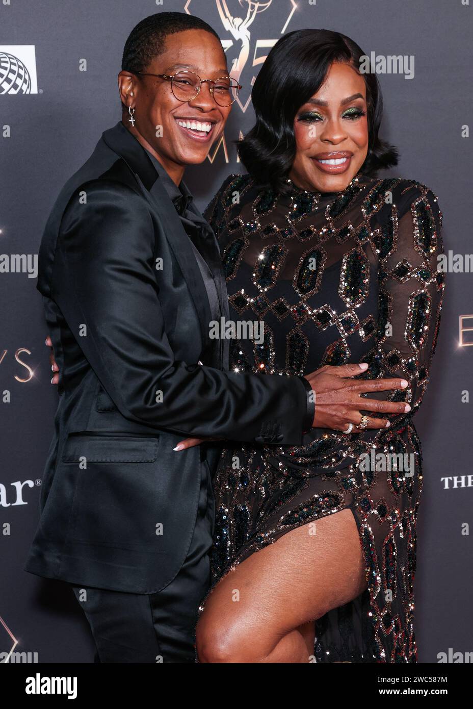 LOS ANGELES, CALIFORNIA, USA - JANUARY 13: Jessica Betts and wife Niecy ...