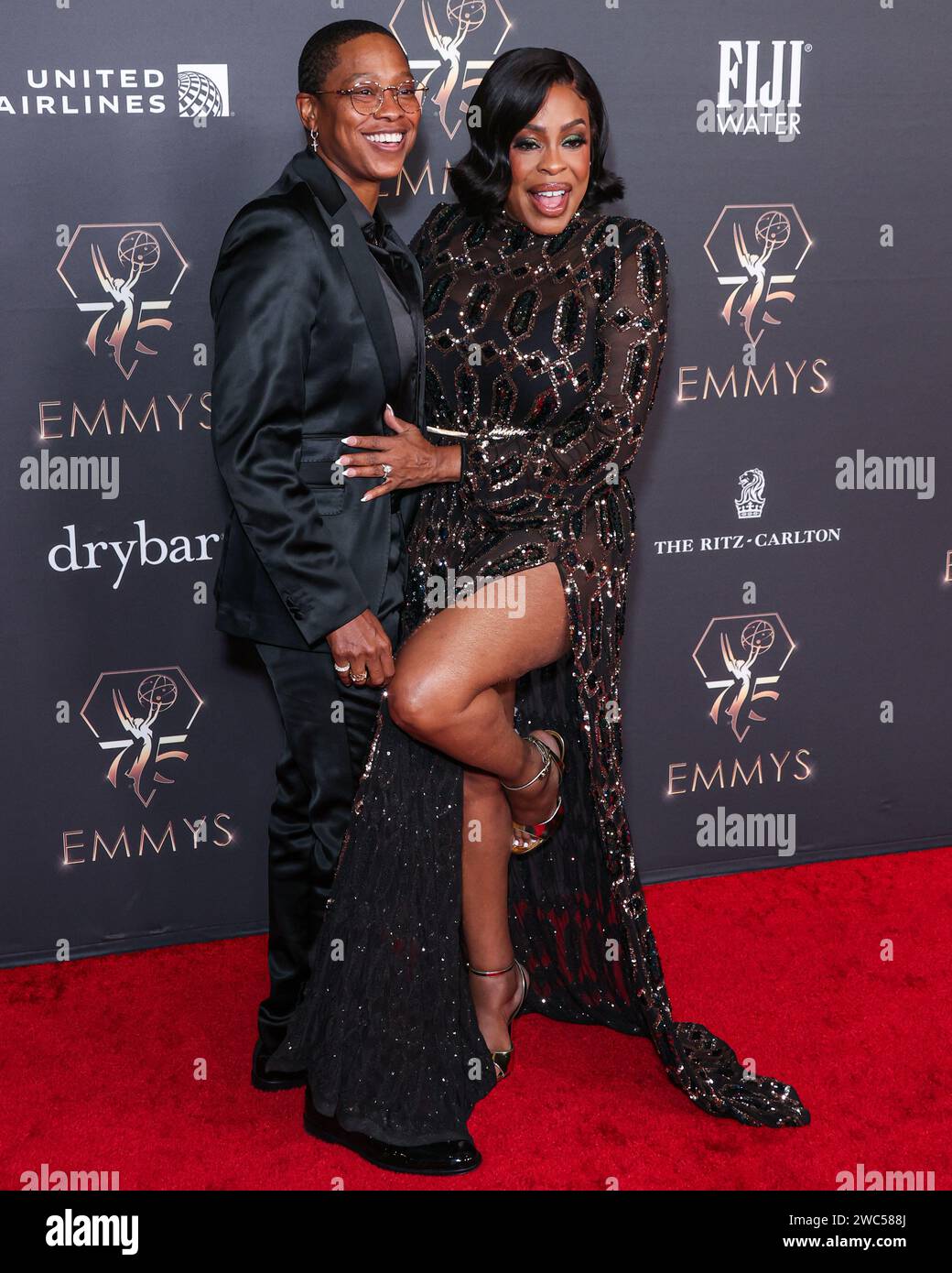 LOS ANGELES, CALIFORNIA, USA - JANUARY 13: Jessica Betts and wife Niecy ...