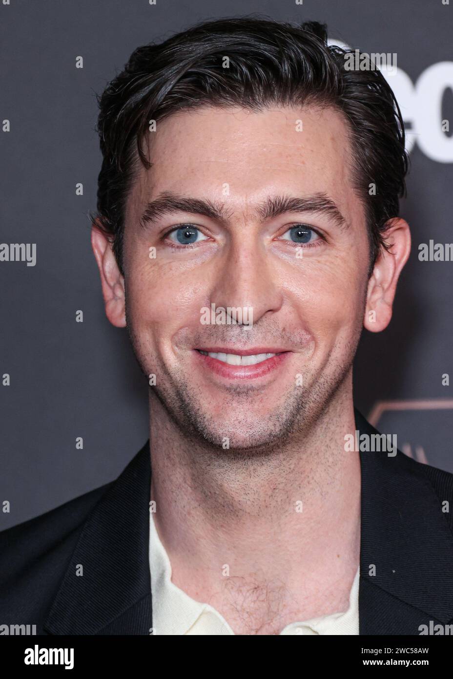 LOS ANGELES, CALIFORNIA, USA - JANUARY 13: Nicholas Braun arrives at ...