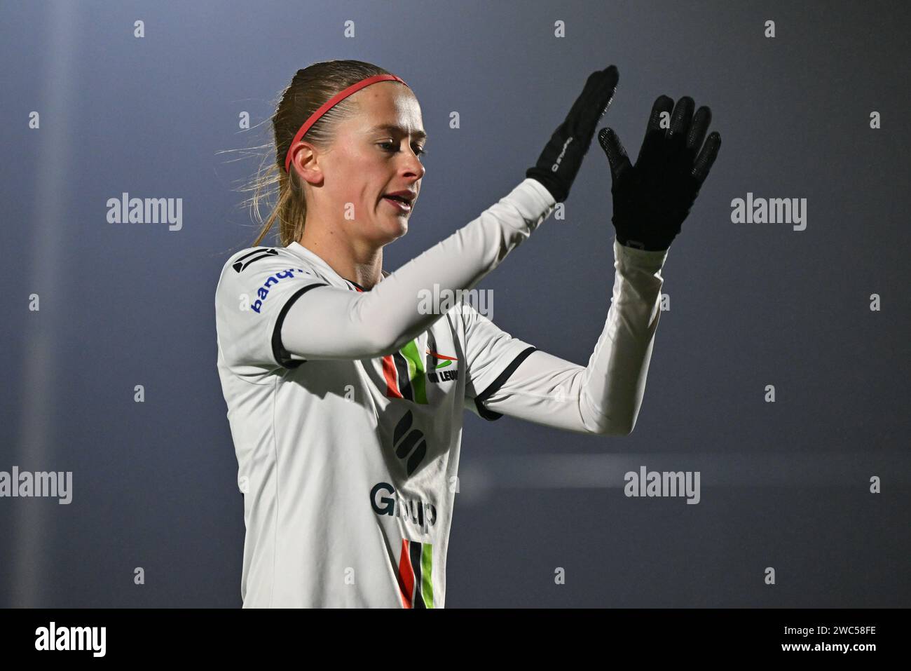 Julie Biesmans (30) of OHL pictured during a female soccer game between ...