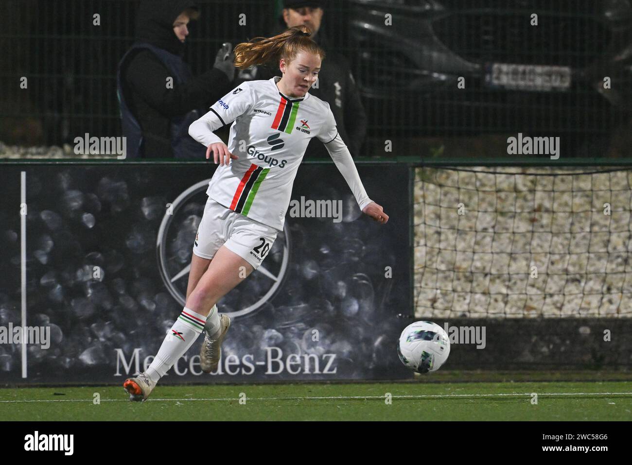 Nikee Van Dijk (20) of OHL pictured during a female soccer game between ...