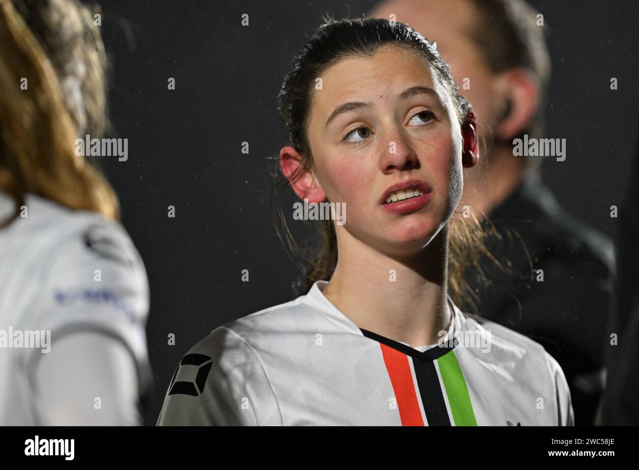Aurelie Reynders (15) of OHL pictured during a female soccer game ...