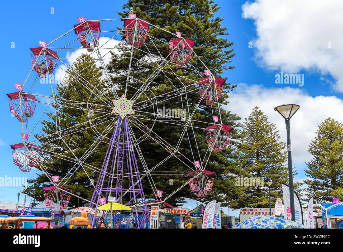 Victor Harbor, South Australia - January 5, 2023: Ferris Wheel and ...