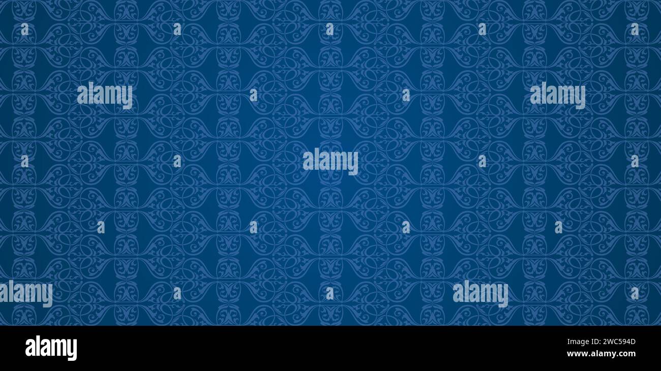 vector illustration seamless pattern background with dark blue ...