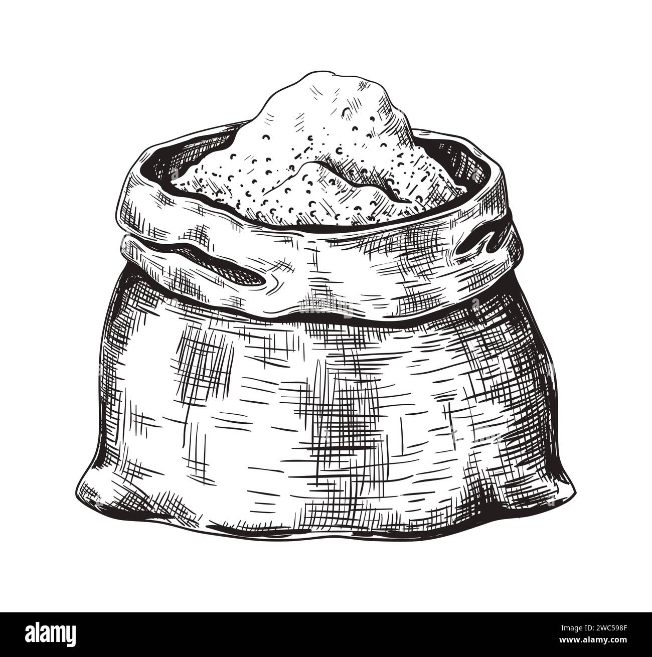 Grain sack vintage Stock Vector Images - Alamy