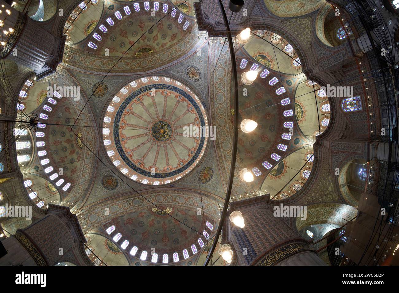 Interior view blue mosque hi-res stock photography and images - Alamy