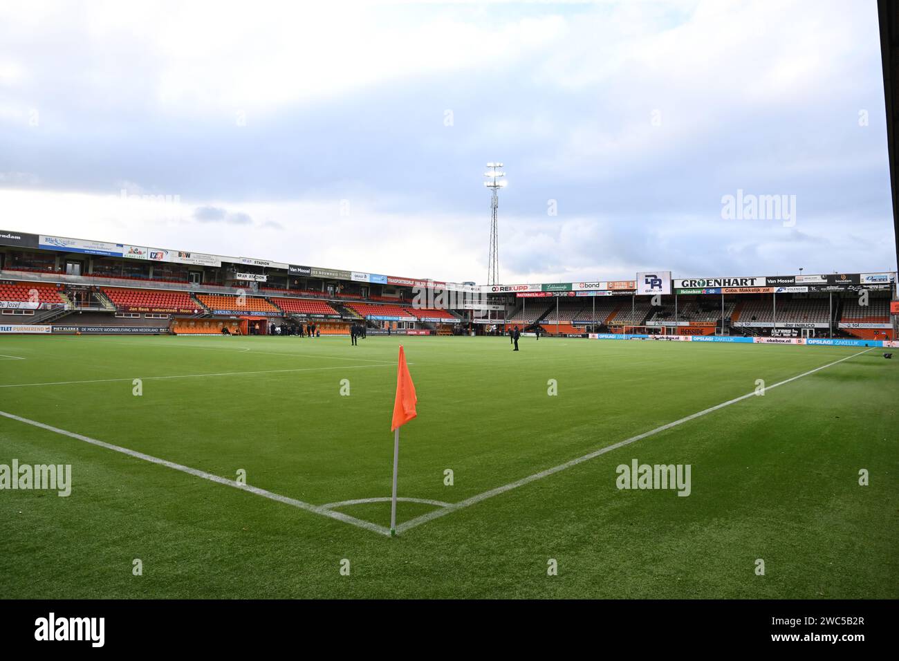 VOLENDAM - stadium overview Kras stadium during the Dutch Eredivisie ...