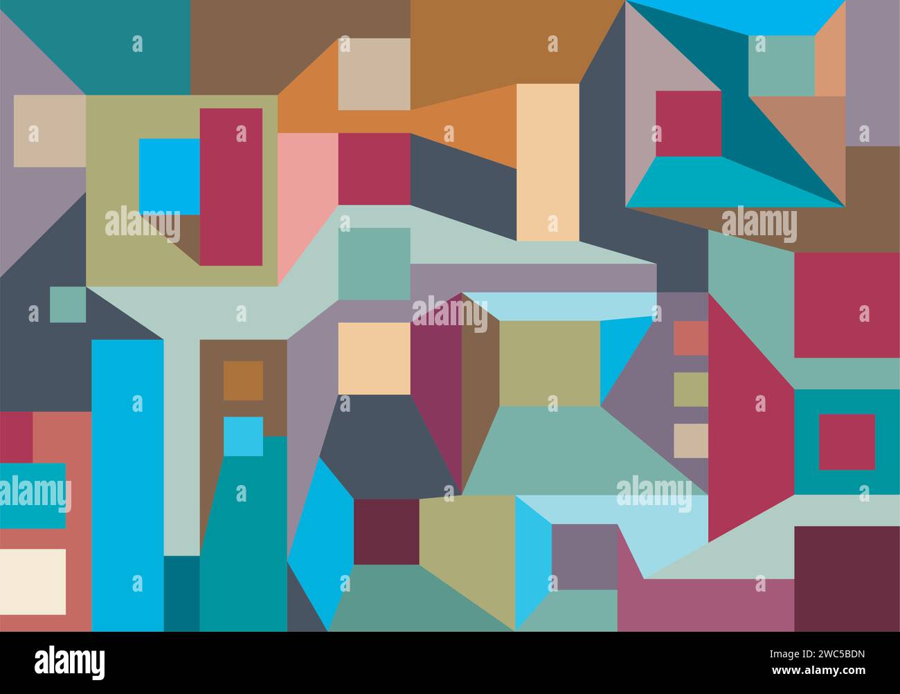 colorful abstract art Stock Vector Image & Art - Alamy