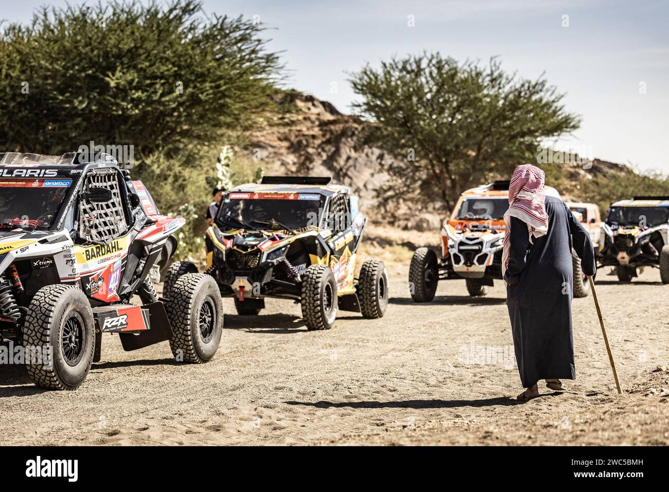 Al Duwadimi, Arabie Saoudite. 14th Jan, 2024. Spectator during the ...