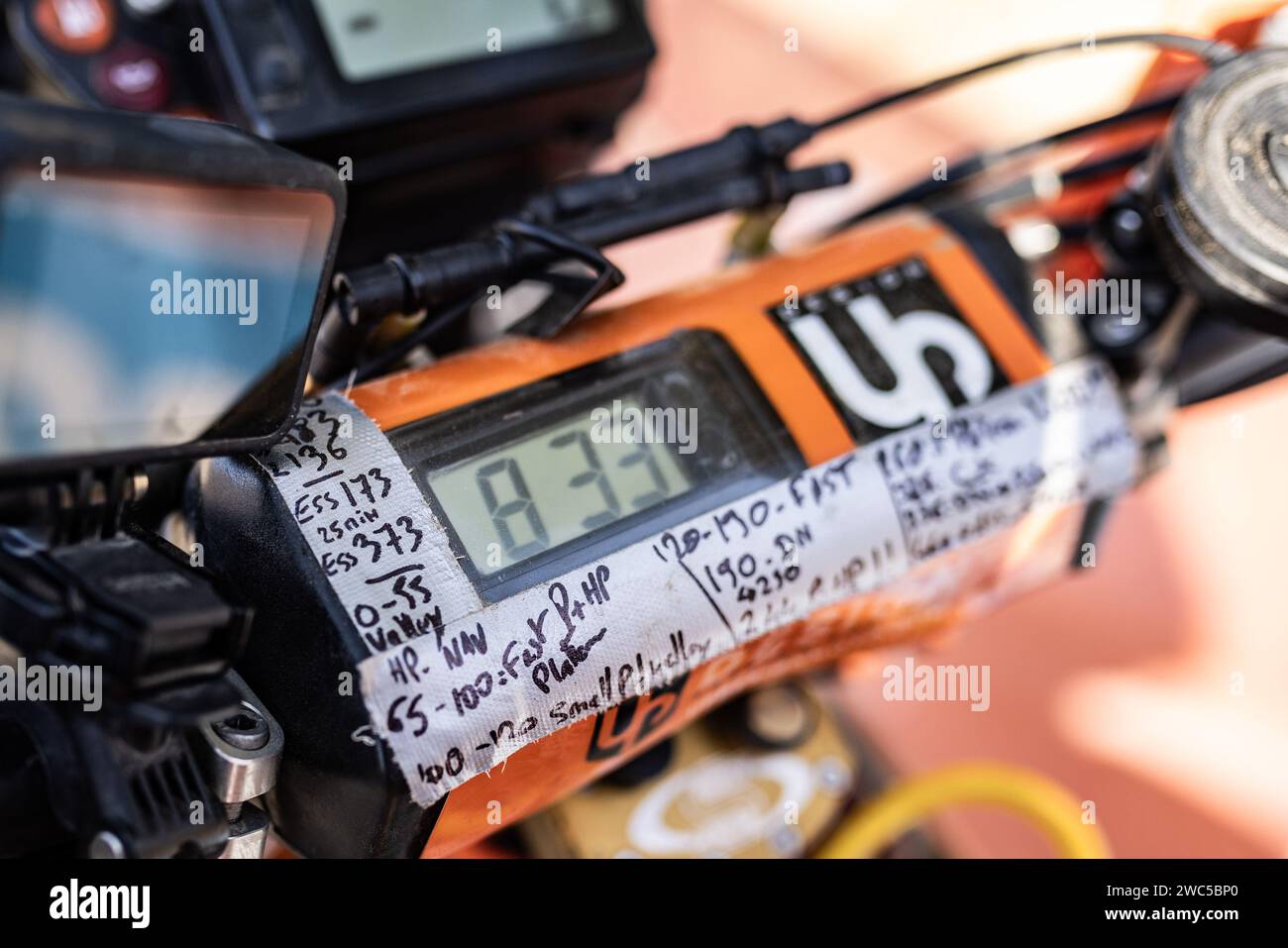 Al Duwadimi, Arabie Saoudite. 14th Jan, 2024. Detail during the Stage 7 ...