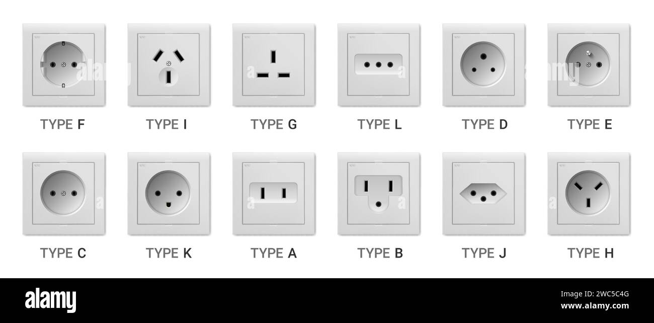 Charging connectors Stock Vector Images - Alamy