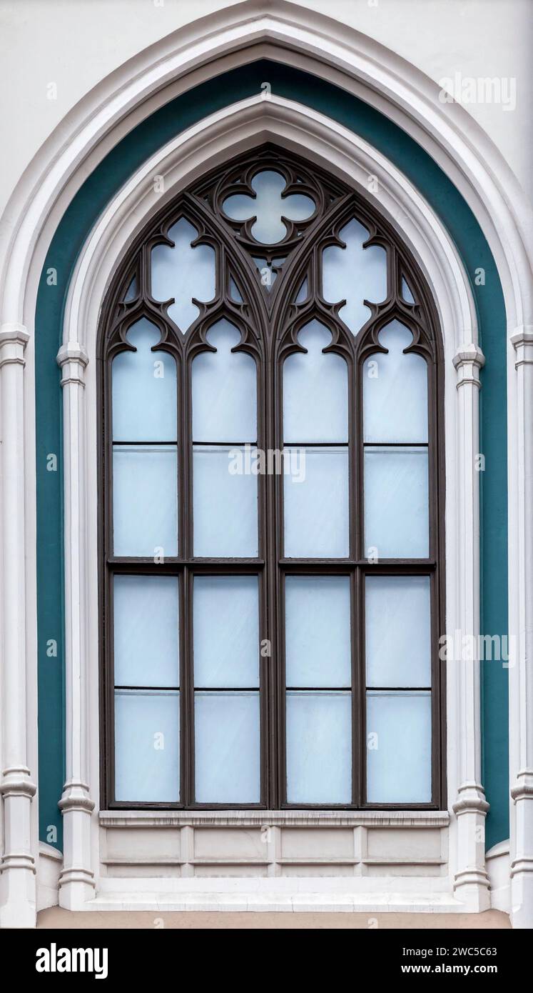 Ornamented window of a cathedral in gothic style Stock Photo - Alamy