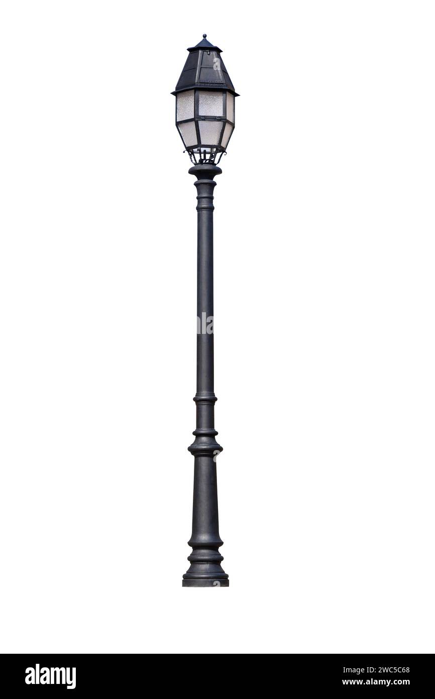 Double lamp post Cut Out Stock Images & Pictures - Alamy