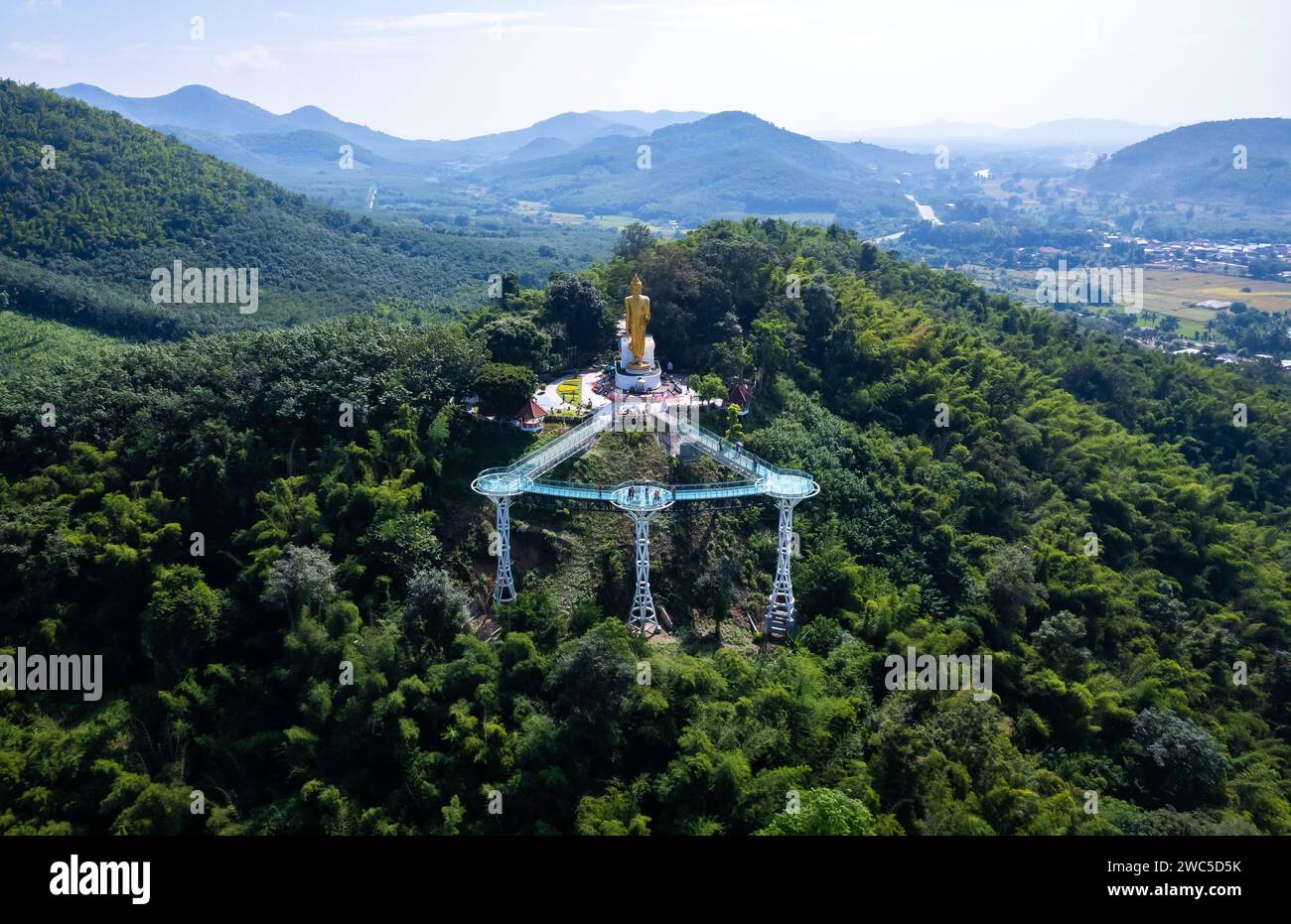 Aerial view of the Skywalk in Chiang Khan, Thailand Stock Photo - Alamy