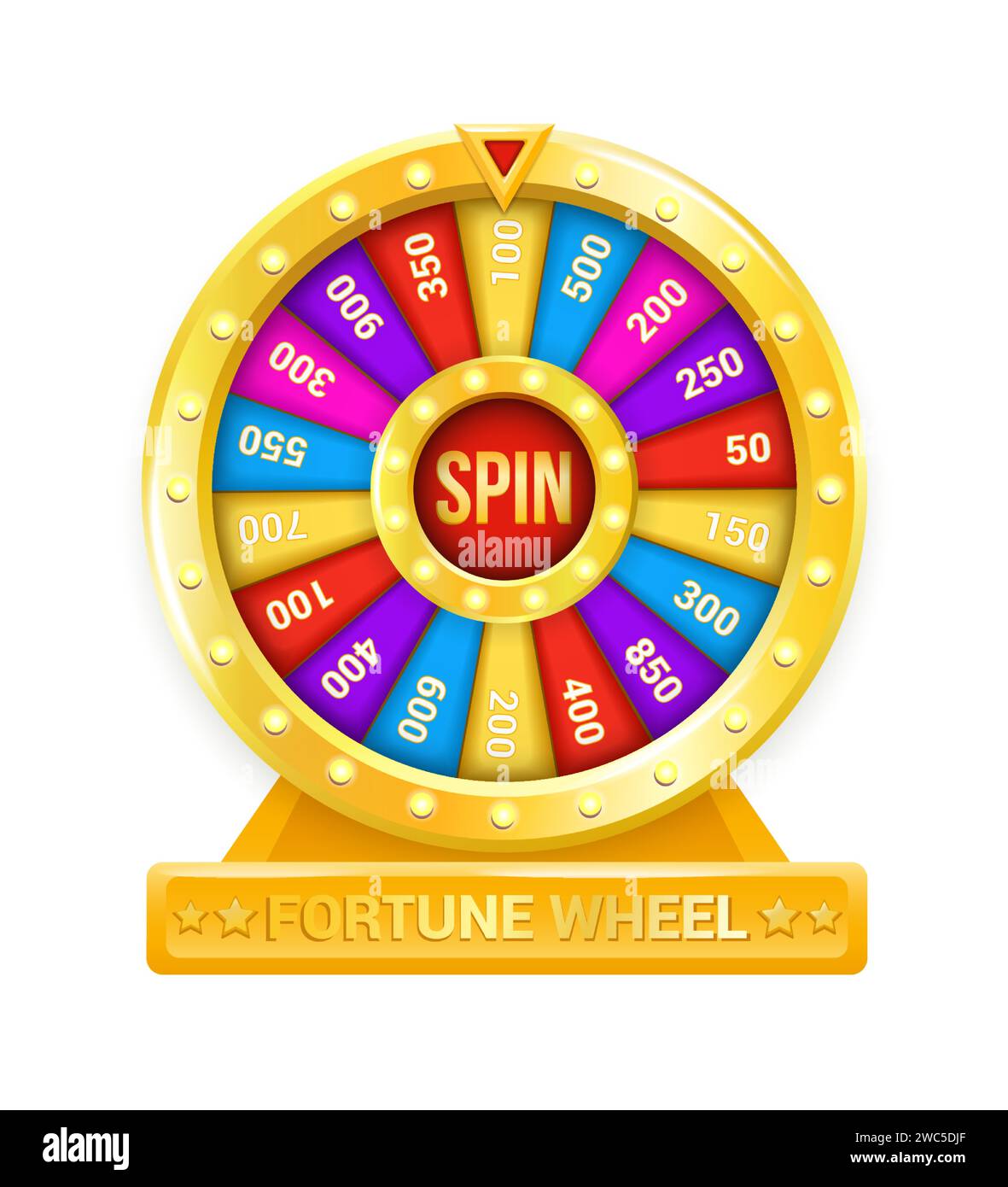 Wheel of fortune game show wheel hi-res stock photography and images ...