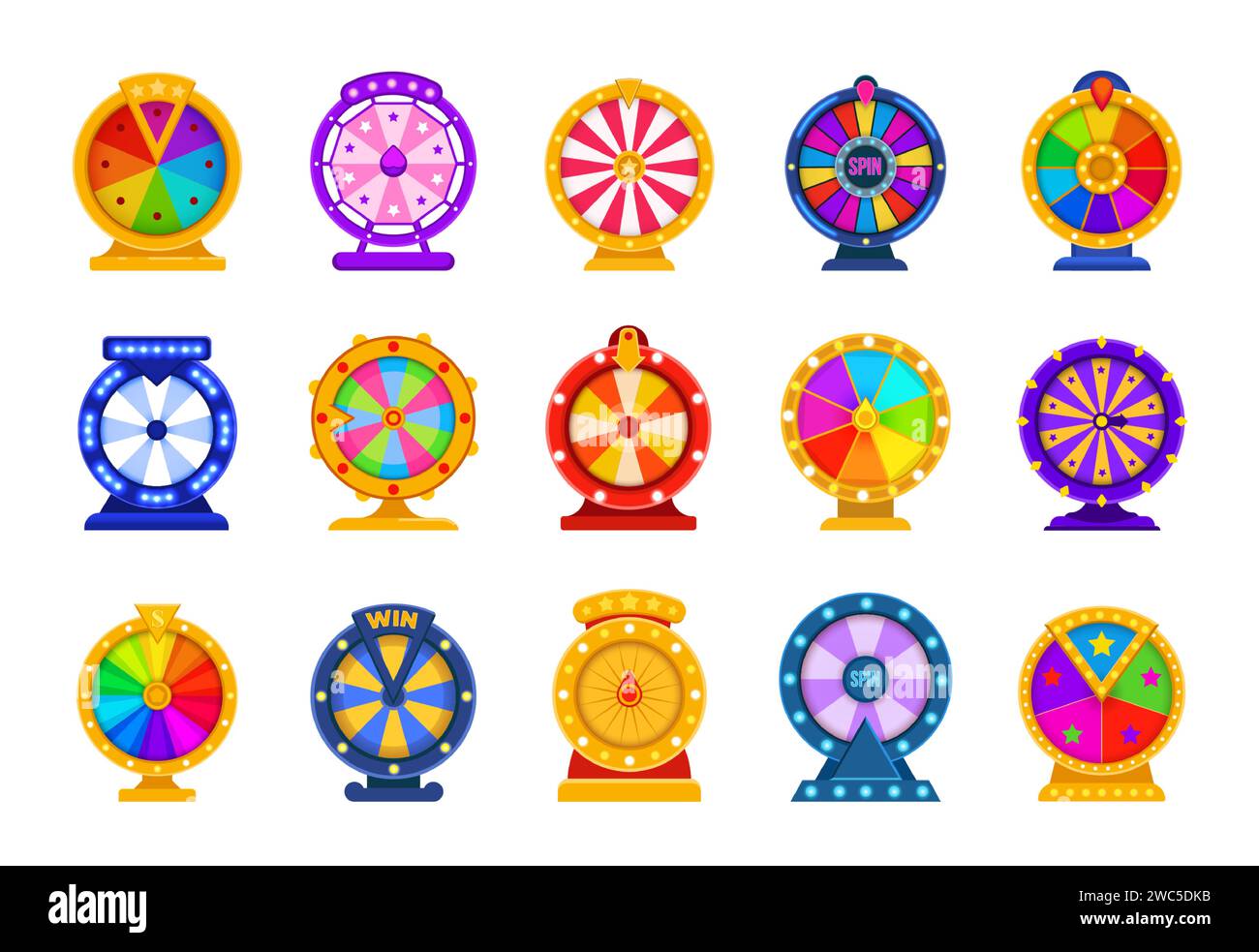 Wheel of fortune game show wheel hi-res stock photography and images ...