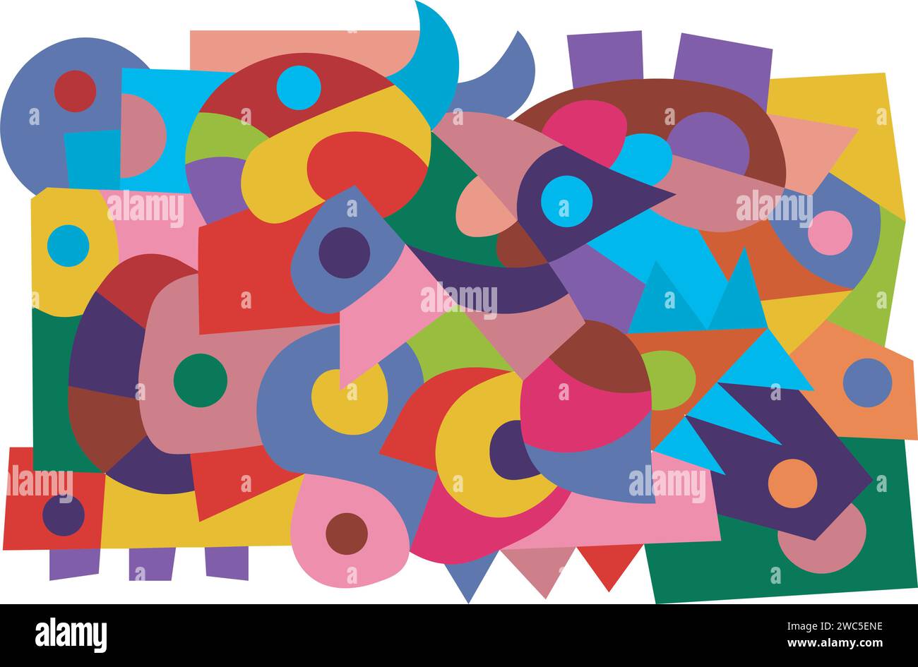 colorful abstract art Stock Vector Image & Art - Alamy