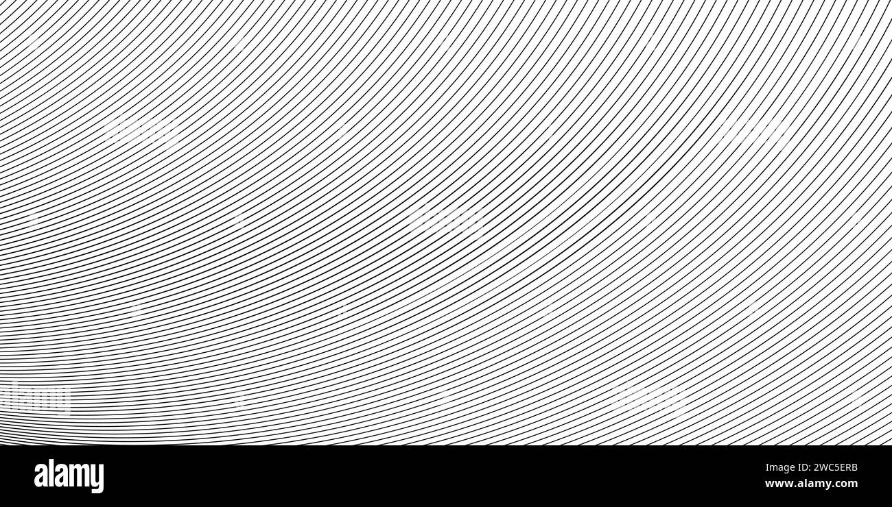 pattern of black lines on white background. Vector illustration Stock ...