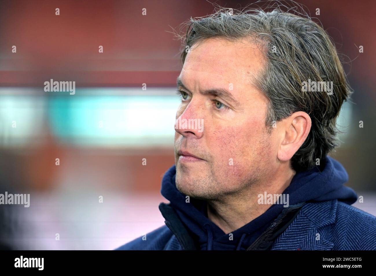 VOLENDAM - Almere City FC coach Alex Pastoor prior to the Dutch ...