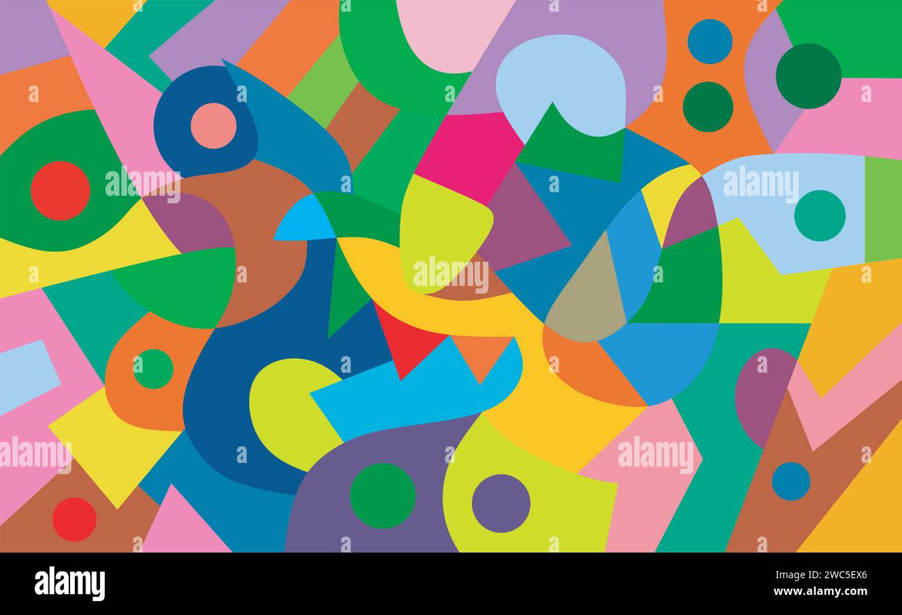 colorful abstract art Stock Vector Image & Art - Alamy