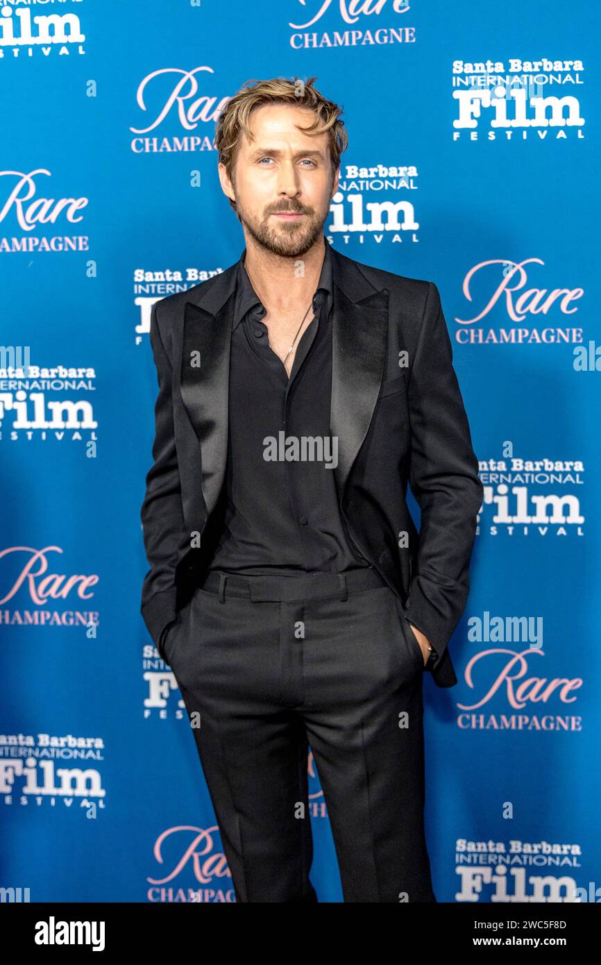 Actor Ryan Gosling arrives at the Santa Barbara International Film ...