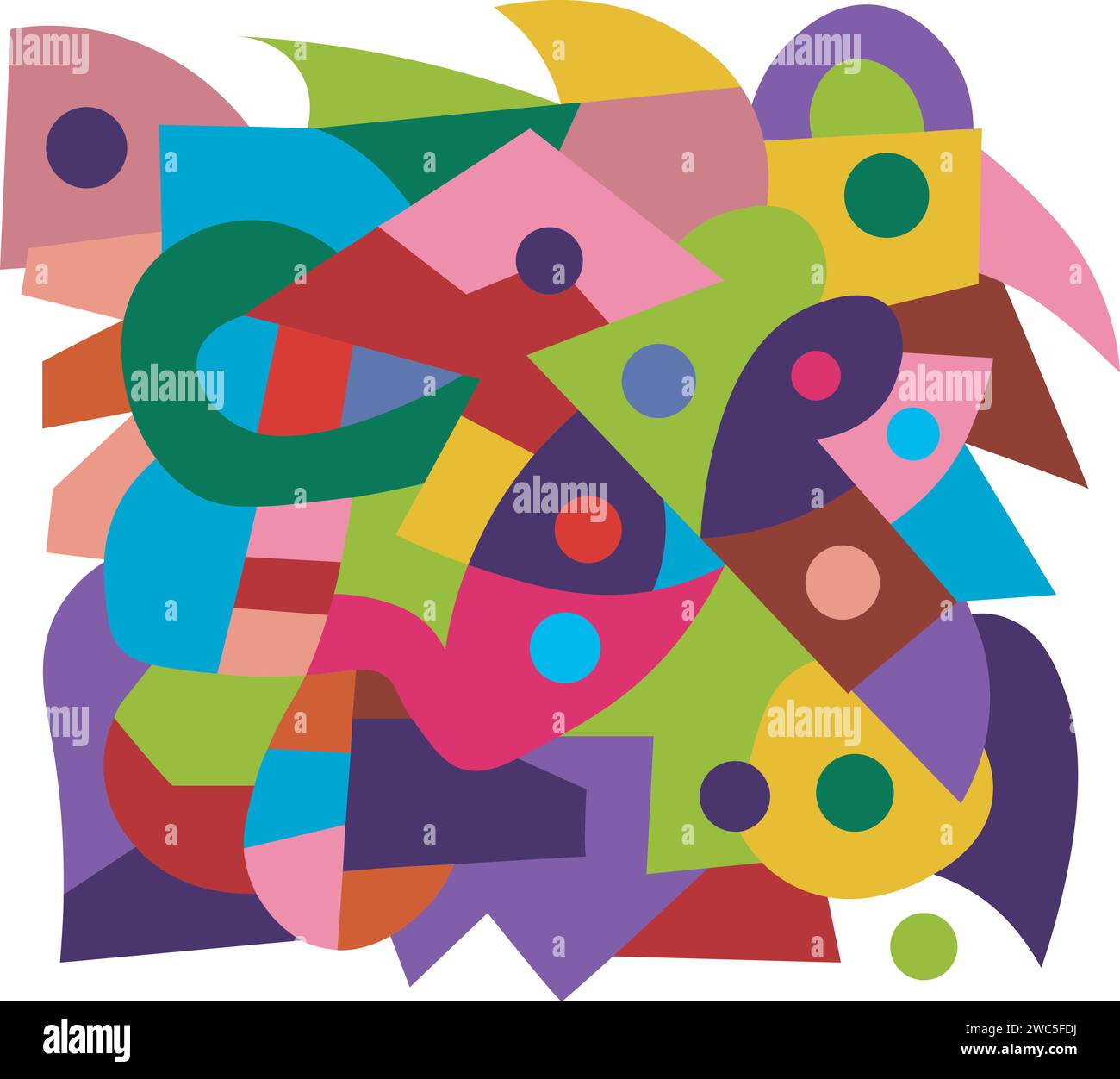 colorful abstract art Stock Vector Image & Art - Alamy